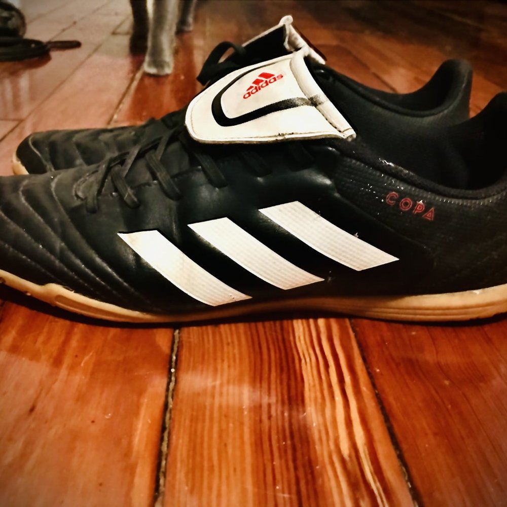 Adidas Copa Mundial Indoor Soccer Football Shoe Black… - Gem